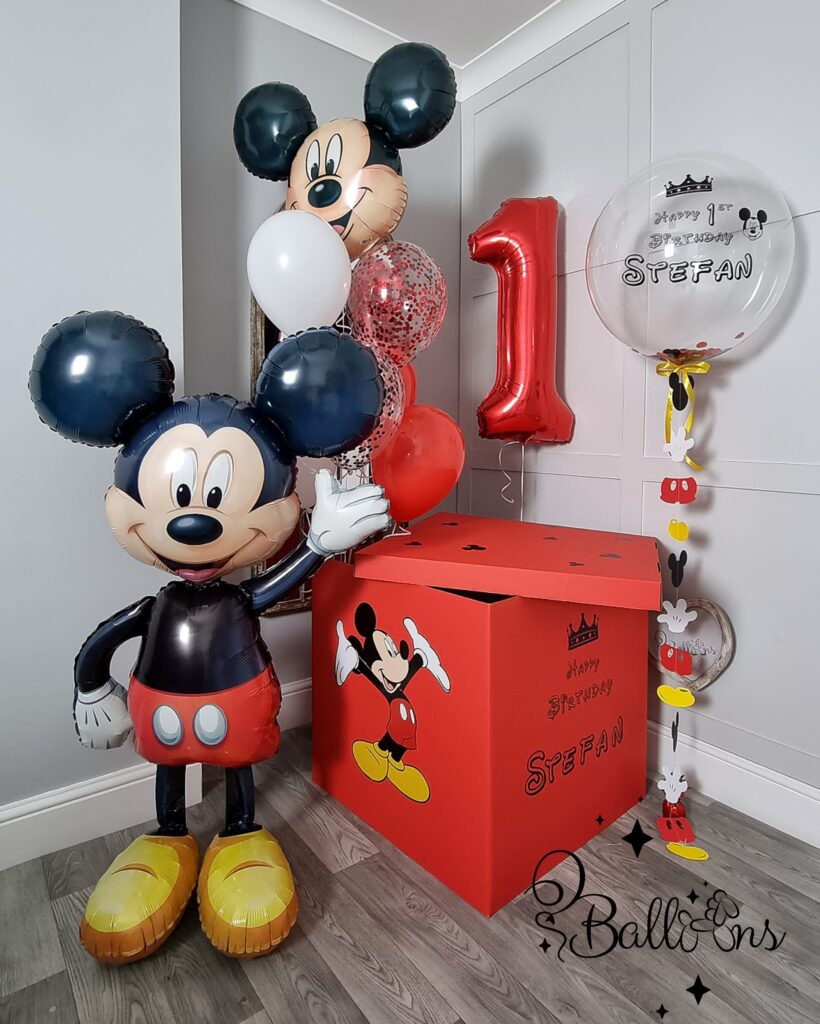 Mickey Mouse Birthday Balloon Display – Balloon Decorations in London