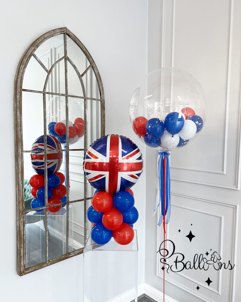 Mini Column With Bubble Balloon – Balloon Decorations in London